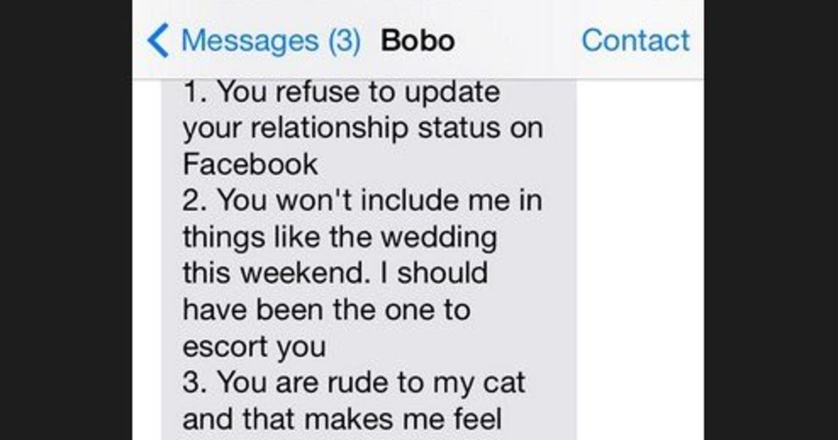 Man's comical break-up text to girlfriend goes viral ... for obvious ...