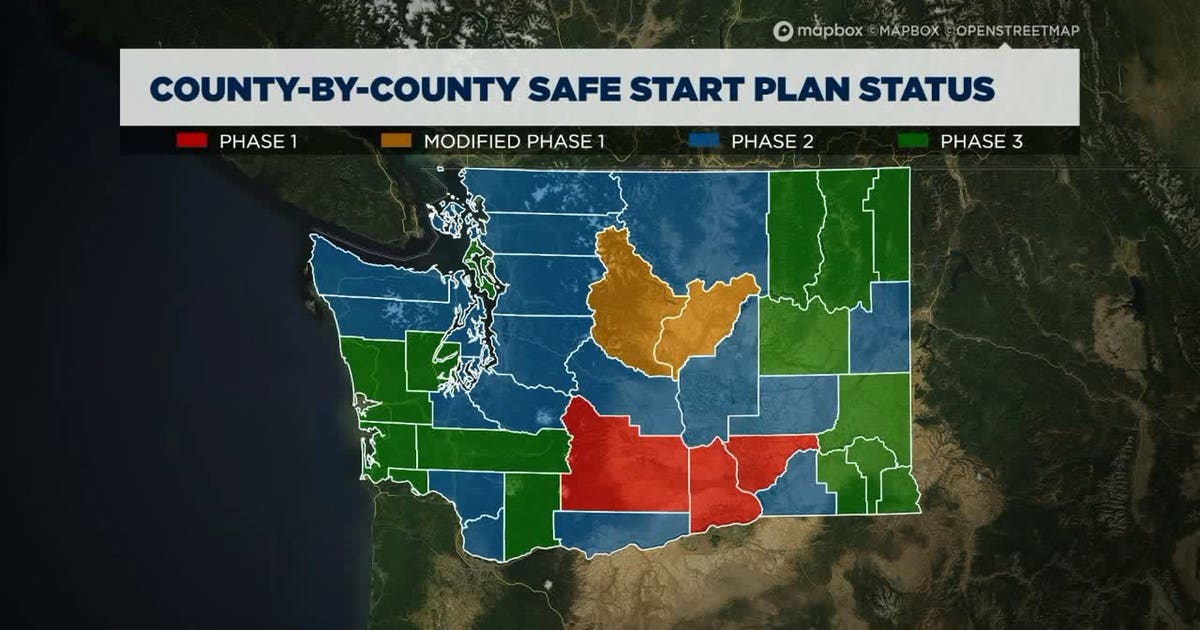 King County approved for Phase 2 reopening; several counties move to ...