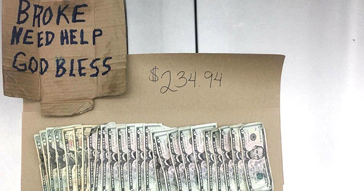 Police department posts controversial photo about giving money to ...