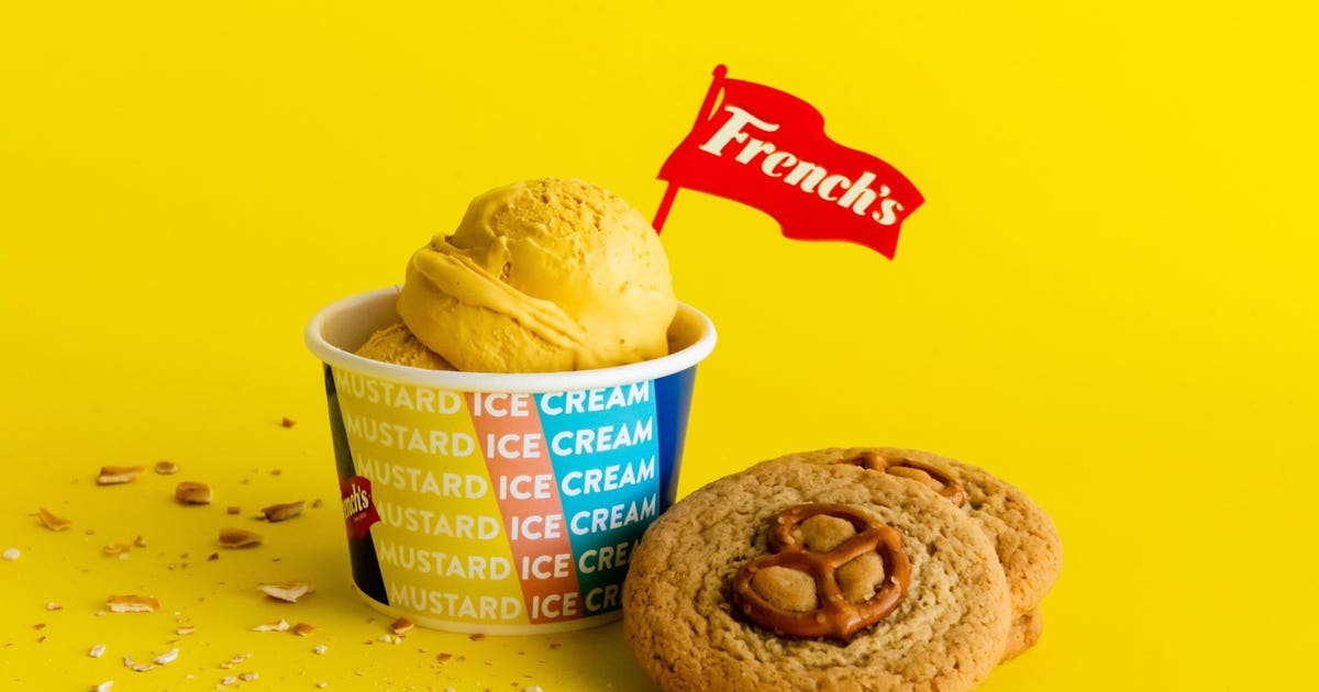 French’s creates mustard flavored ice cream to celebrate National ...