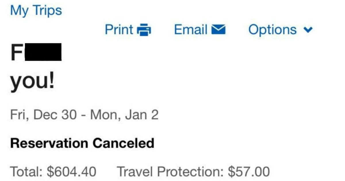 Woman claims Expedia wrote 'F*** You,' canceled her trip after negative ...