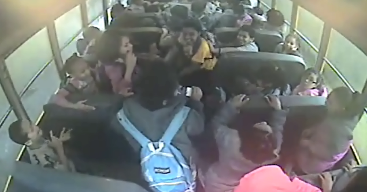 Chaos on elementary school bus: 'Kids everywhere ... pushing ...