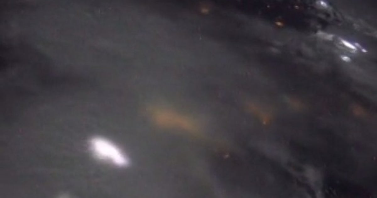 WOW! Astronaut captures incredible video of lightning storm from space ...