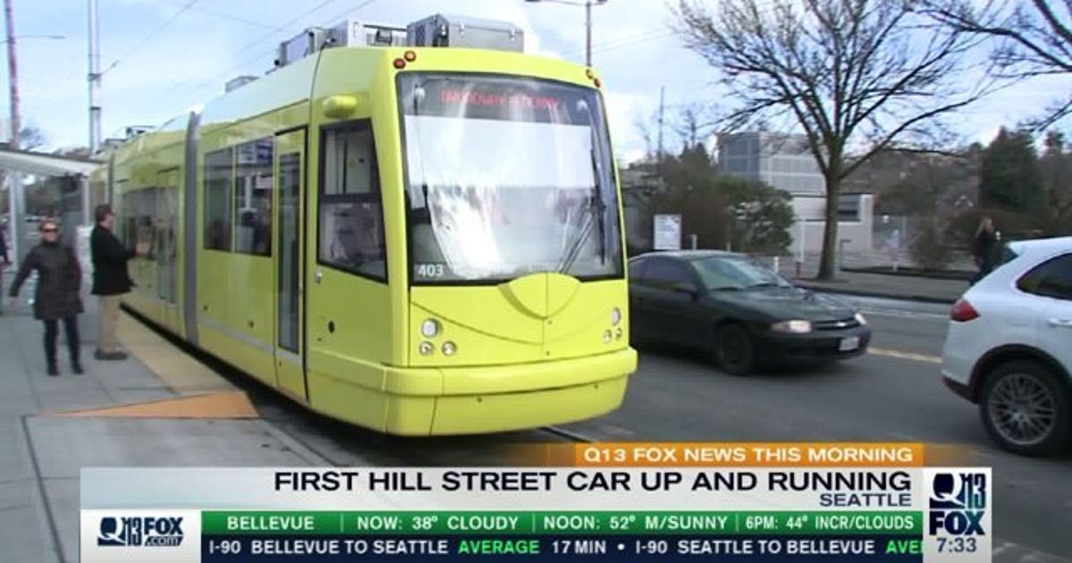First Hill streetcar up and running in Seattle | FOX 13 Seattle