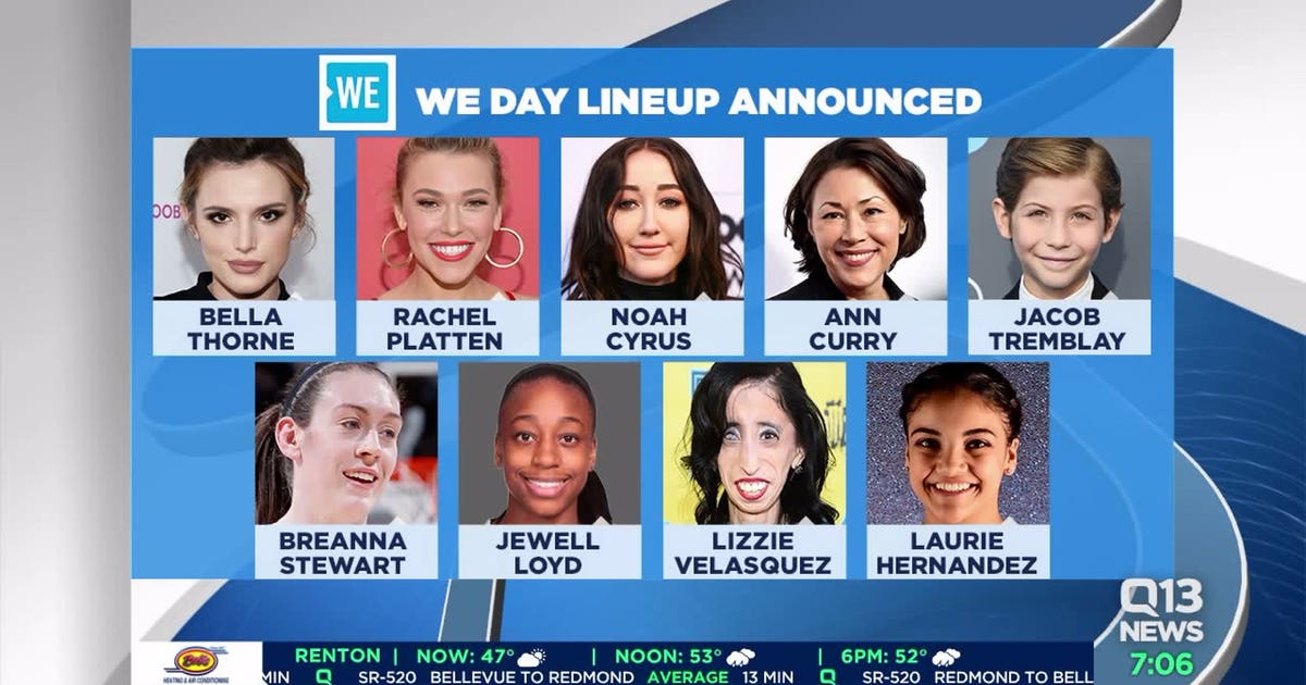 2018 We Day Seattle lineup announced | FOX 13 Seattle