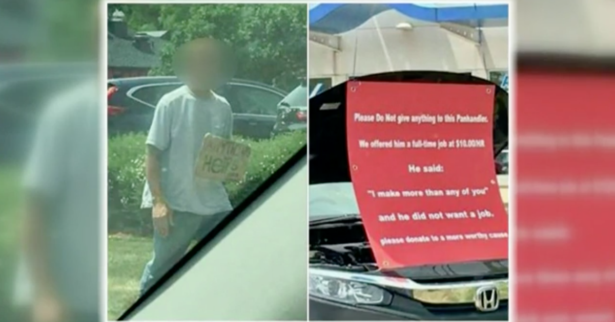 Dealership says panhandler rejected job offer: 'I make more money than ...