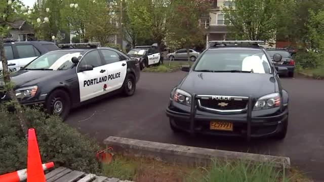 Paint splattered on more than 20 police cars in Portland | FOX 13 Seattle