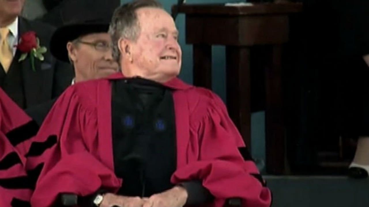 Former President George H.W. Bush in the hospital after fall | FOX 13 ...