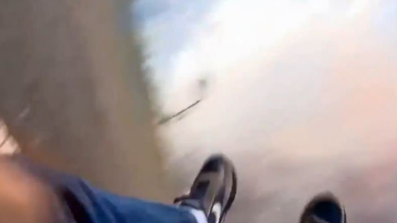 CAUGHT ON CAM: Photographer literally knocked off feet by exploding ...