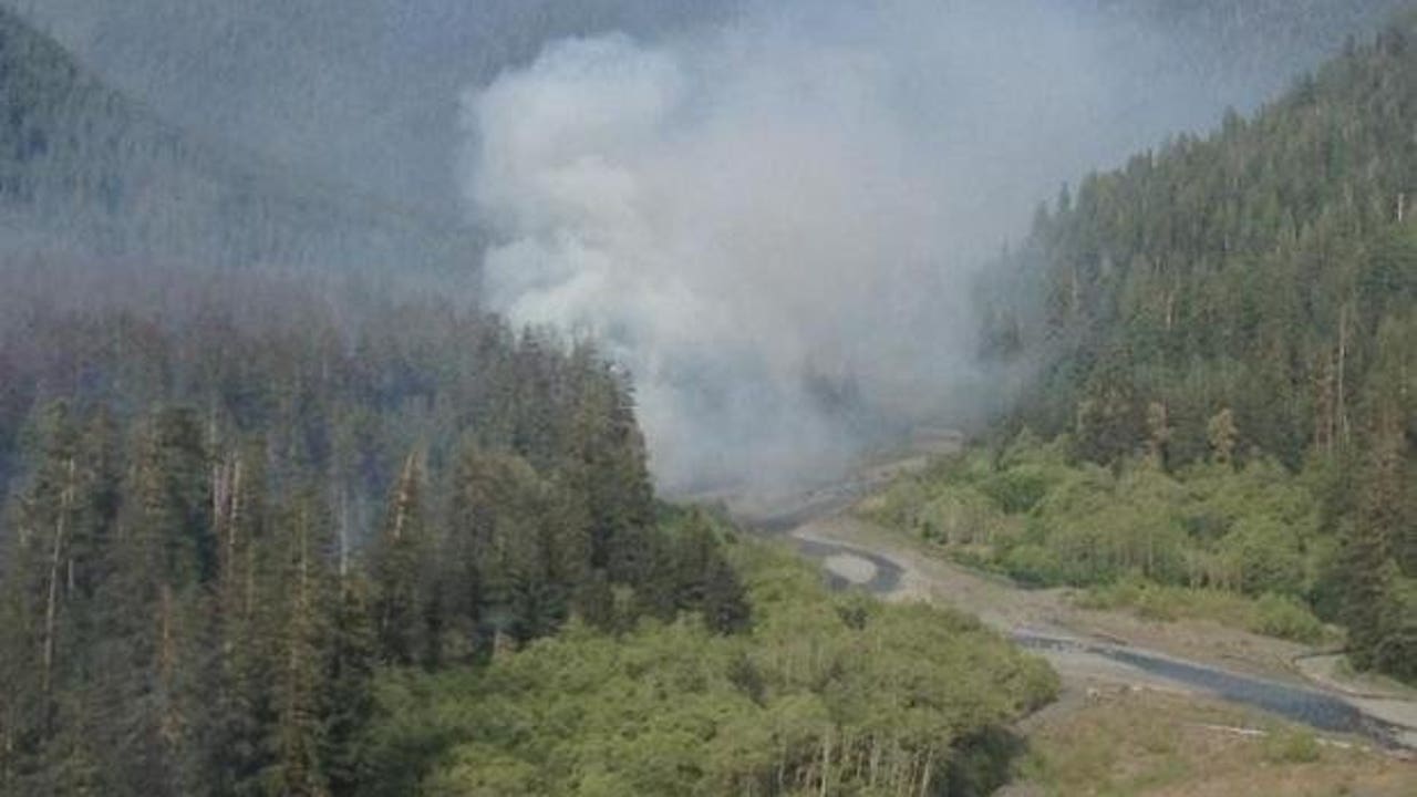 Precipitation extinguishes wildfire in Olympic National Park | FOX 13 ...