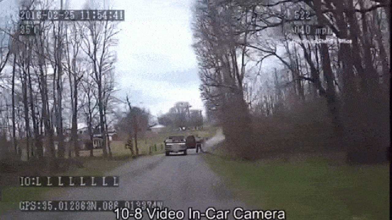 Dashcam captures drunk passenger falling off bridge into creek | FOX 13 ...