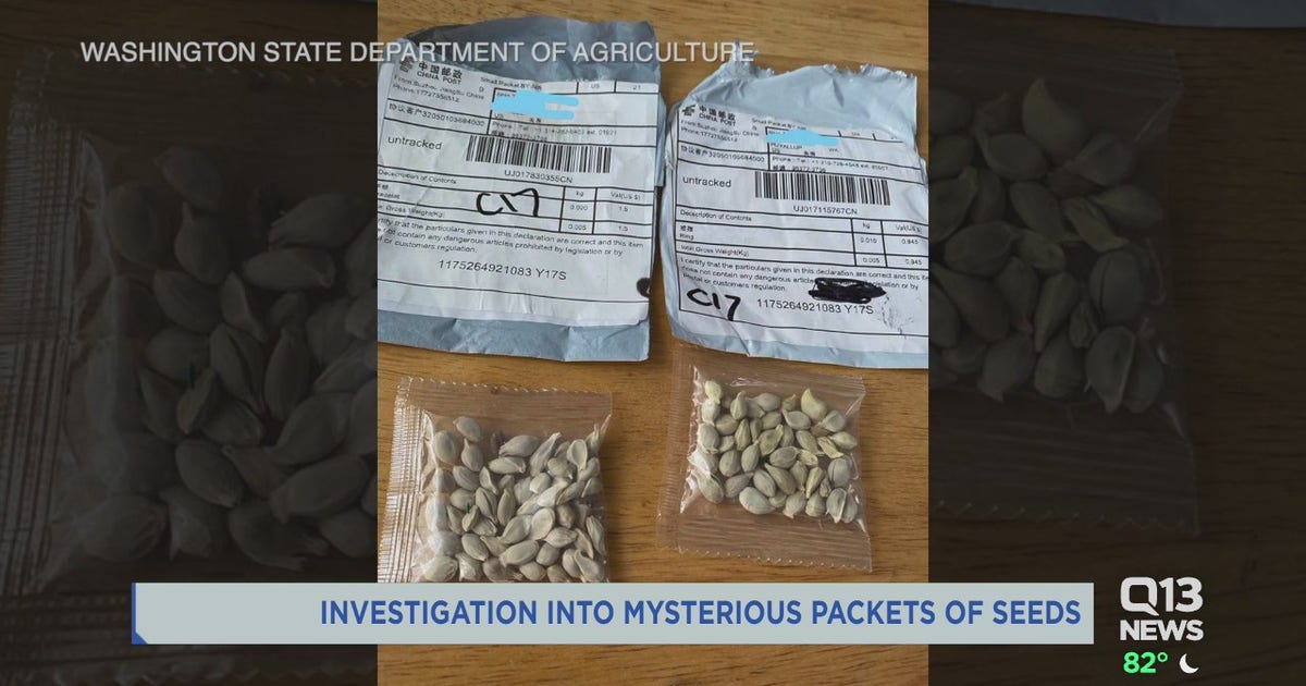 Washington residents receive unsolicited packages of seeds from China ...