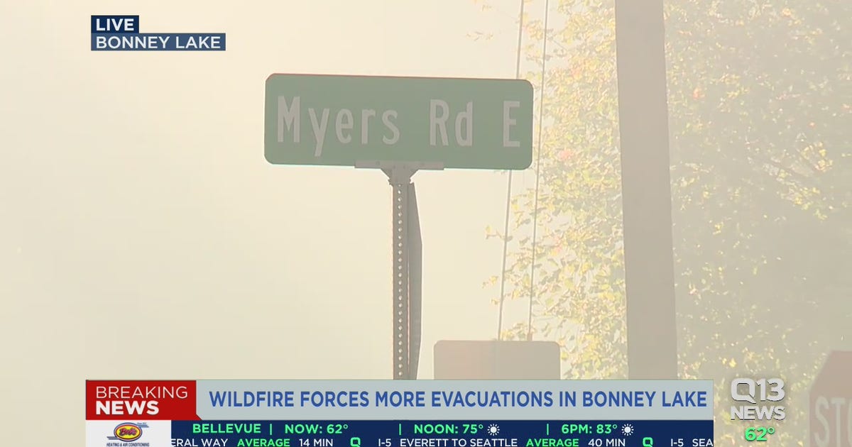 Sumner Grade fire triples in size, forces more evacuations | FOX 13 Seattle