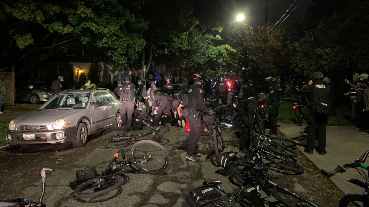 Five arrested in Capitol Hill demonstration Saturday | FOX 13 Seattle