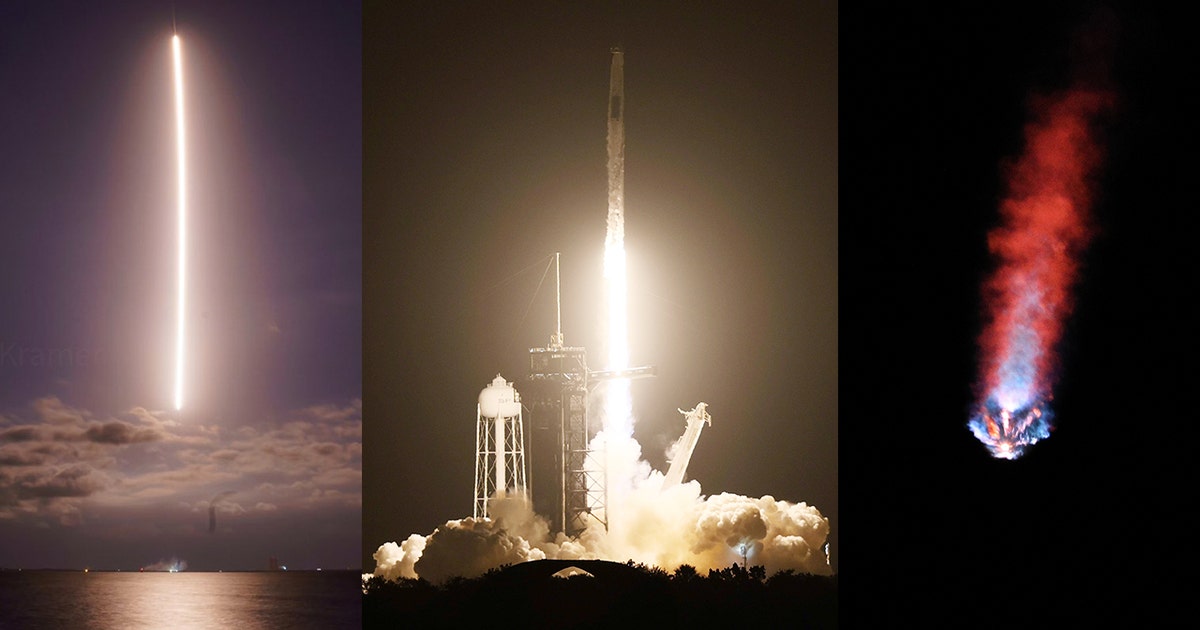 PHOTOS: SpaceX completes pre-dawn Crew-2 launch | FOX 13 Seattle