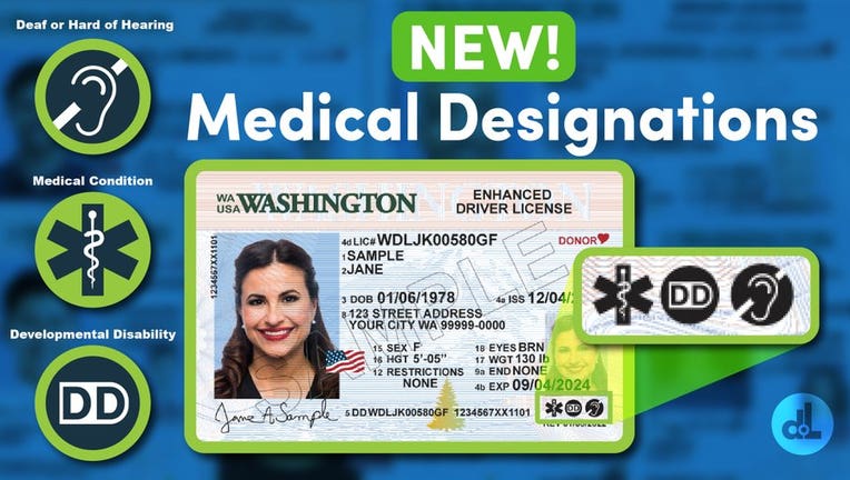New Medical Designations Can Be Added To Washington Drivers License
