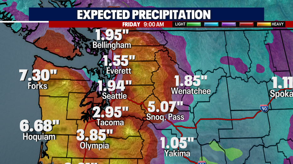 Puget Sound forecast: Snow likely for some Wednesday, heavy rain to ...