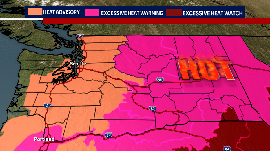 Seattle weather: Big heat wave starts Tuesday | FOX 13 Seattle