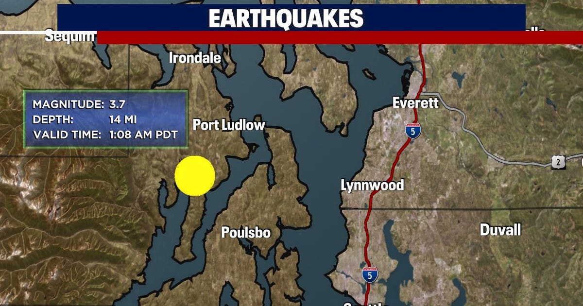 Earthquakes Today Near Poulsbo Wa