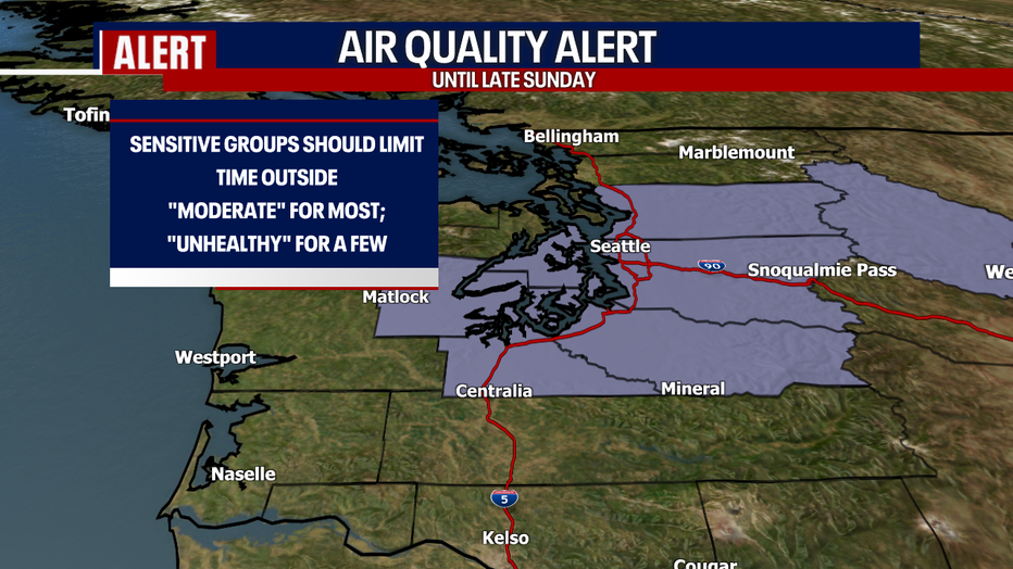 Seattle weather: Smoky sunshine today with better air quality Monday ...