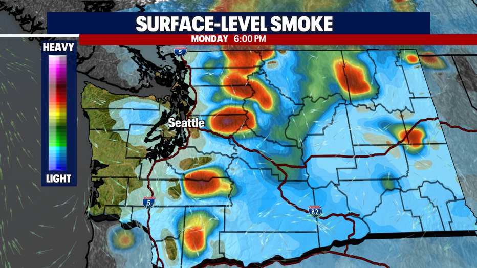 Seattle weather: Smoky Sunday ahead with improving air Monday | FOX 13 Seattle