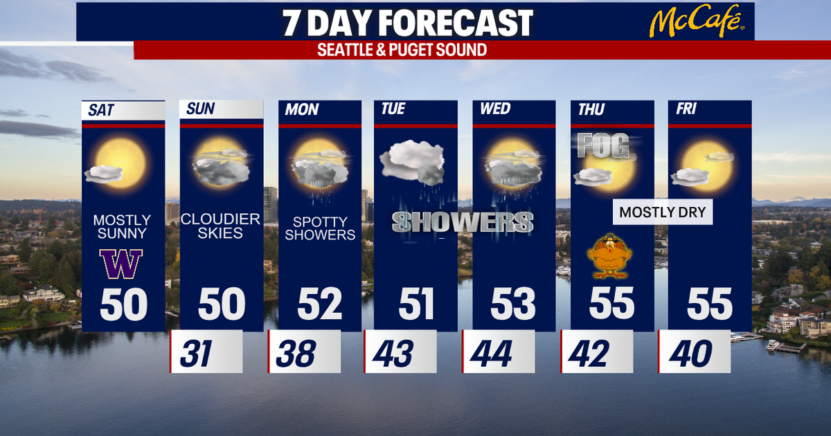 Sunny today with showers on the horizon | FOX 13 Seattle