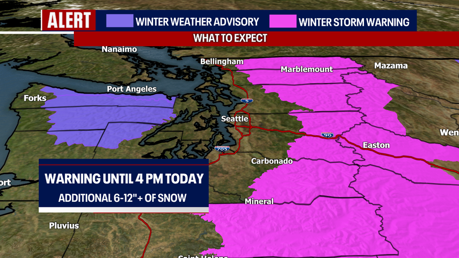 Seattle weather: Mountain snow Tuesday, lowland flurries on Wednesday ...