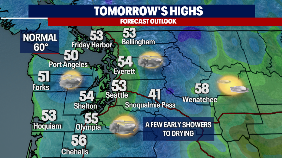 Seattle weather: Showers, sun breaks this weekend with warmer highs ...