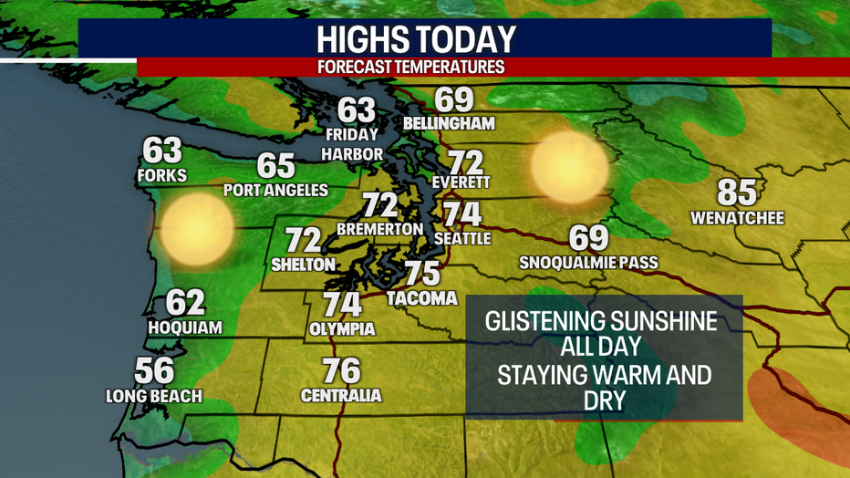 Weather: Spectacular summer-like day in Seattle | FOX 13 Seattle