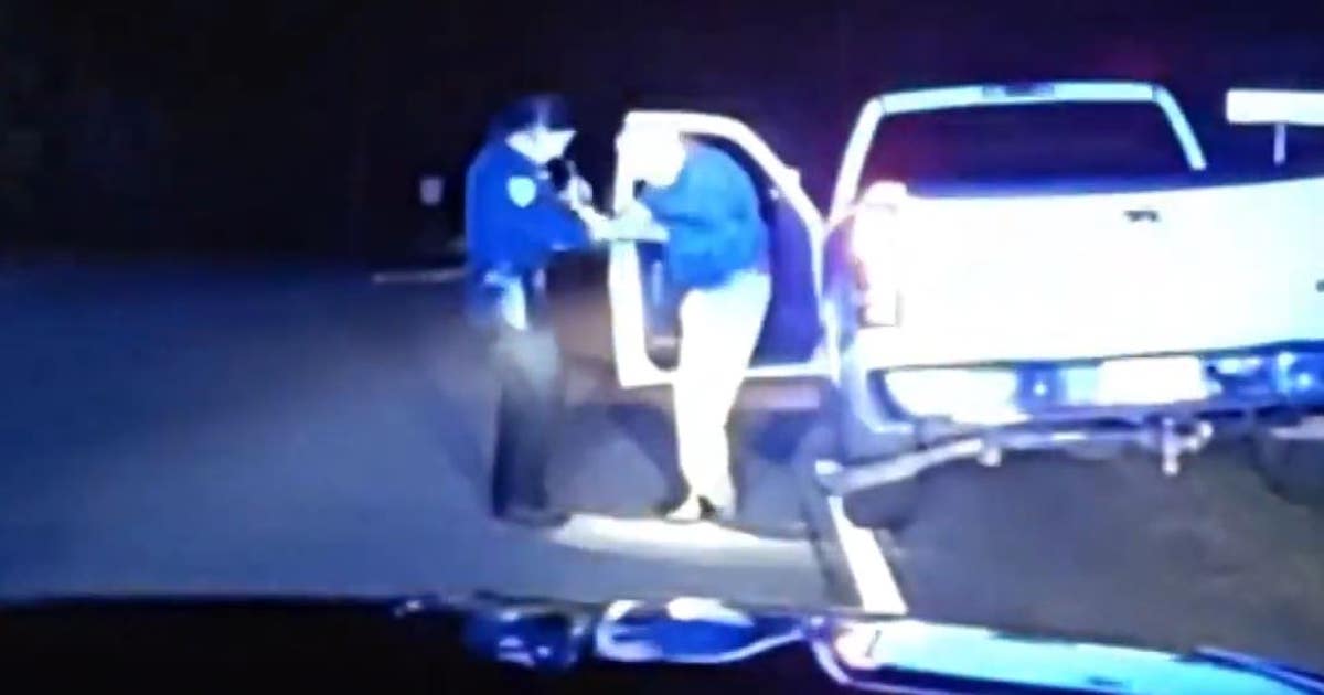 Video: Elderly man gives police officer clog dancing lesson during ...