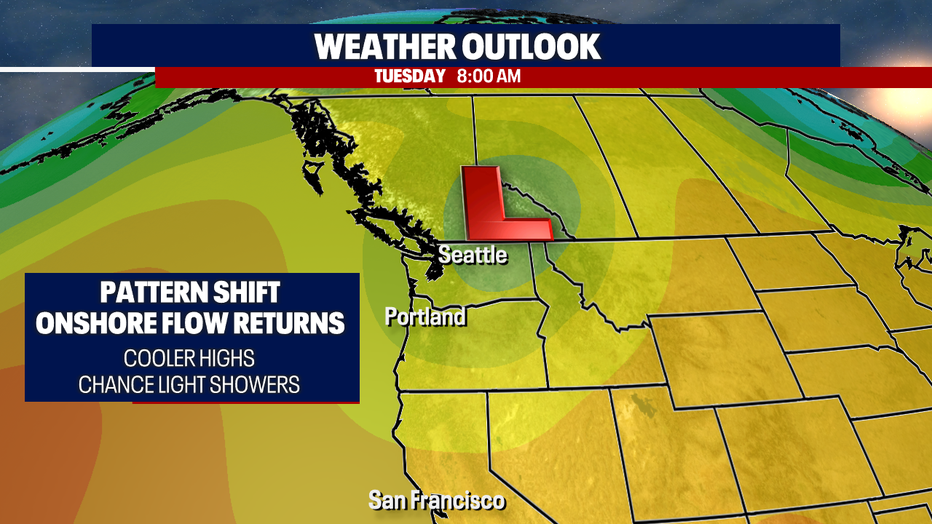 Cloudy and cool conditions with us through the start of the week | FOX ...