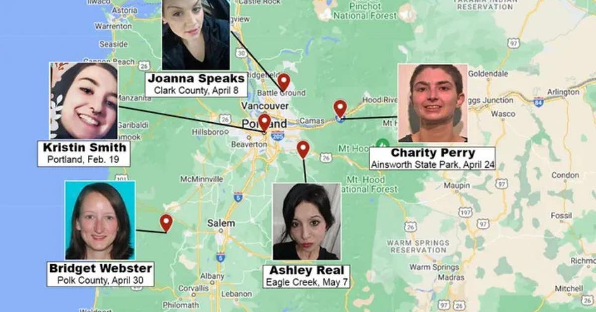 Fears of possible Oregon serial killer rise after 6 women found dead in ...