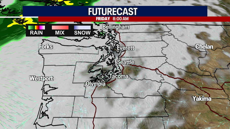 Seattle weather: Cooling off with a showery Father's Day weekend ahead | FOX 13 Seattle