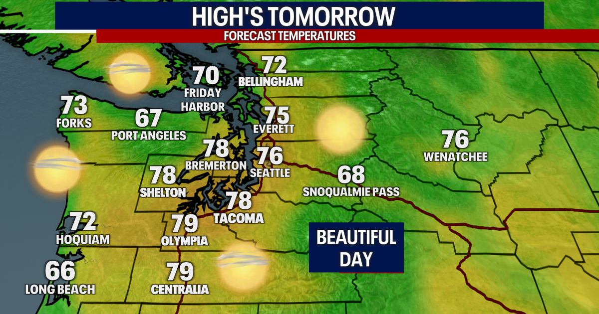 Seattle weather: Warm day tomorrow! | FOX 13 Seattle