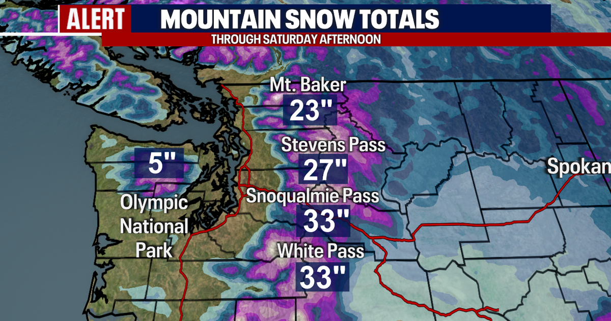 Seattle weather: Breezy wind, lowland rain, and heavy mountain snow ...