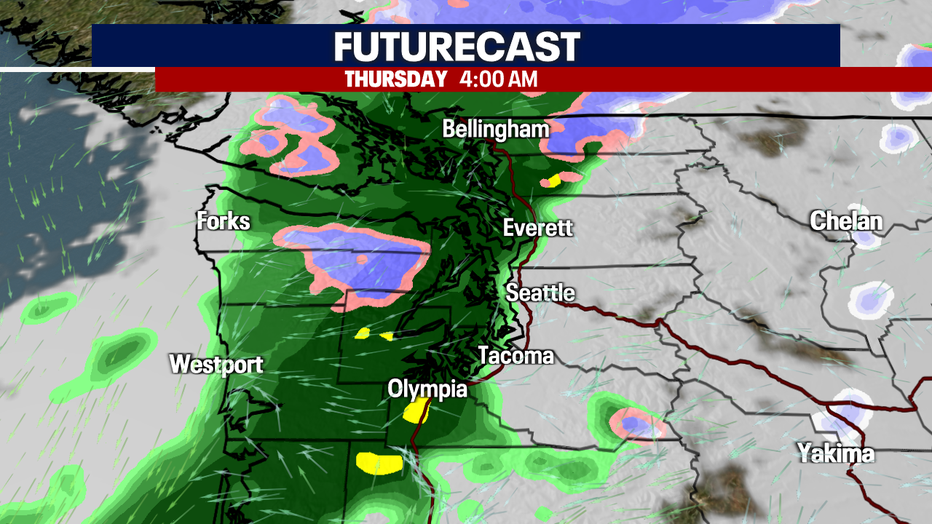 Next wet system arrives late Wednesday night | FOX 13 Seattle