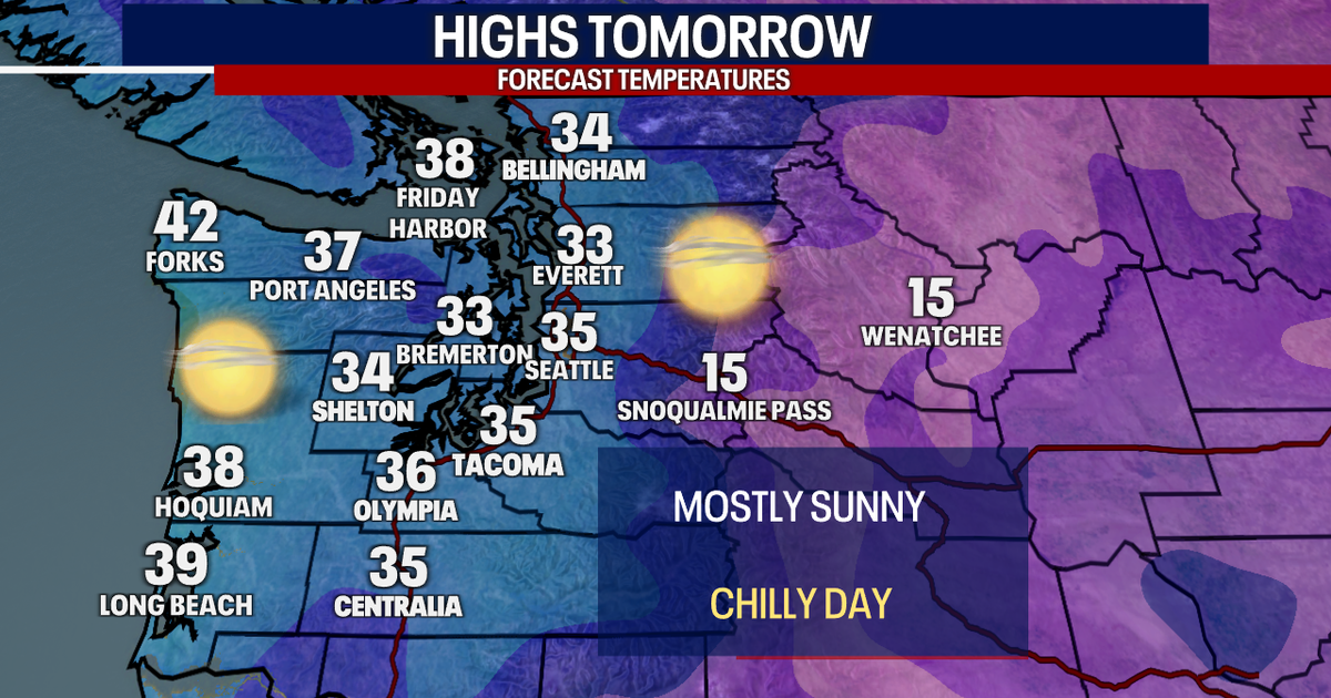 Seattle Weather: Sunshine and chilly conditions again Monday | FOX 13 ...