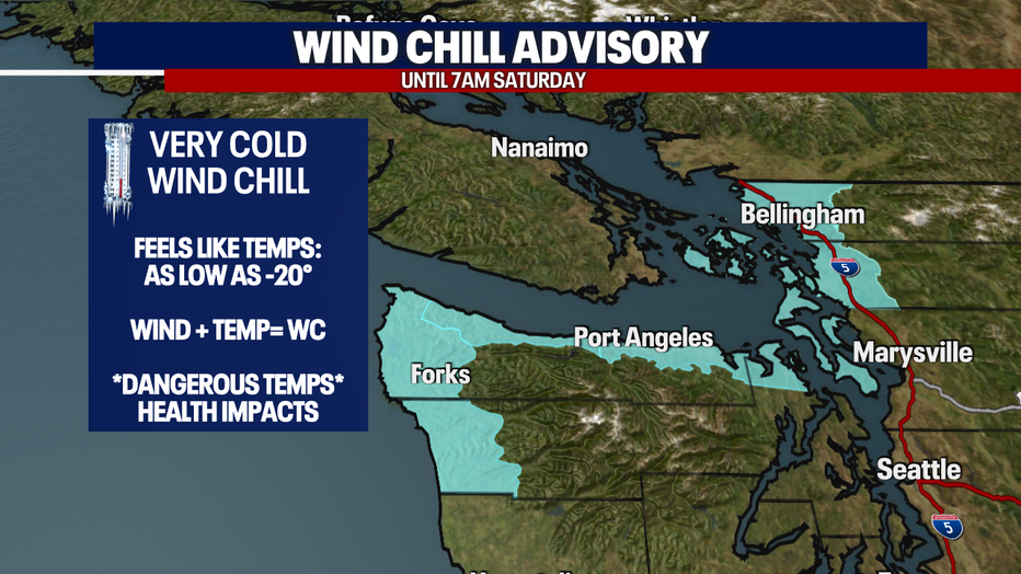 Seattle Weather: Drying out Friday with frigid temperatures | FOX 13 ...