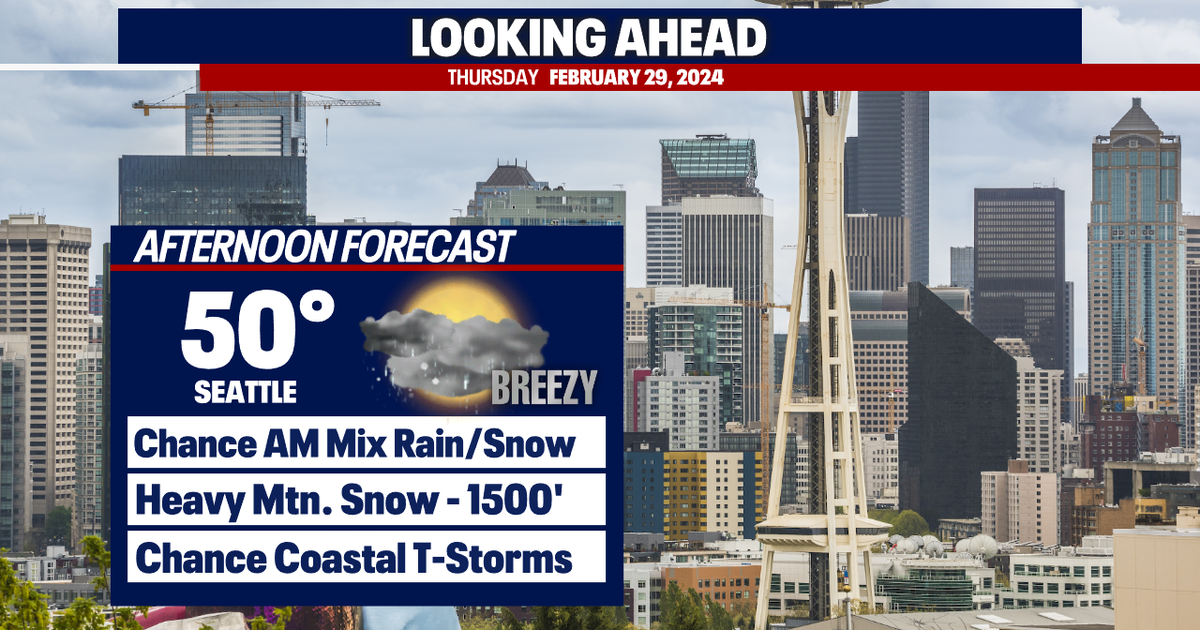 Seattle weather: Rain, wind and heavy mountain continues tonight | FOX ...