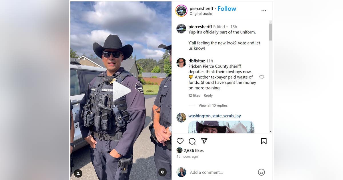 Pierce Co. Sheriff's Department adds cowboy hats to uniforms | FOX 13 ...