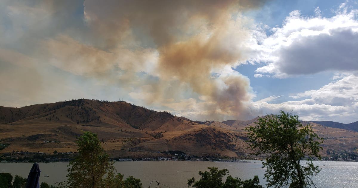 Second wildfire sparks near Chelan, WA as Pioneer Fire rages | FOX 13 ...