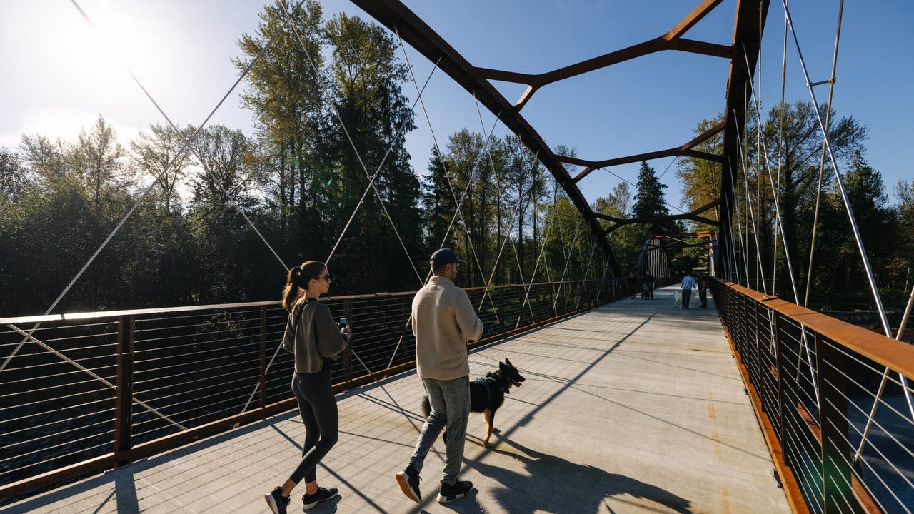 King County opens scenic bridge connecting to Pierce County | FOX 13 ...
