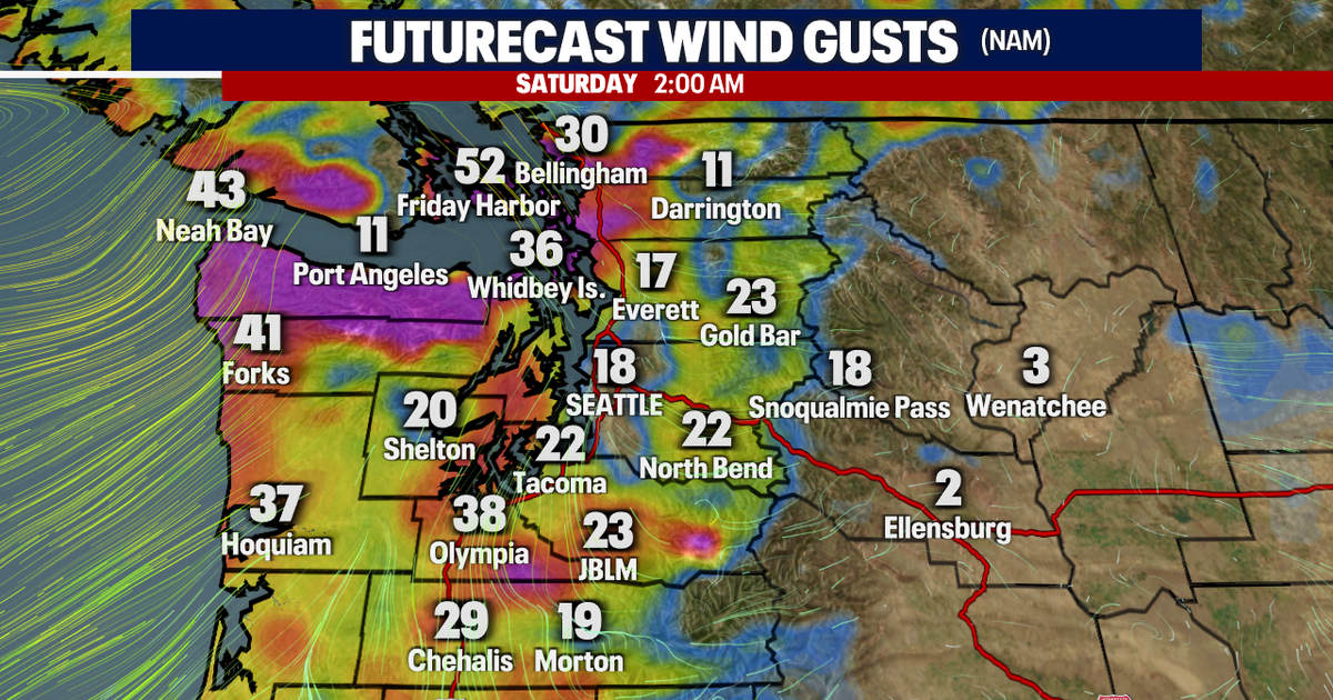 Seattle weather: Wet and windy start to the weekend | FOX 13 Seattle