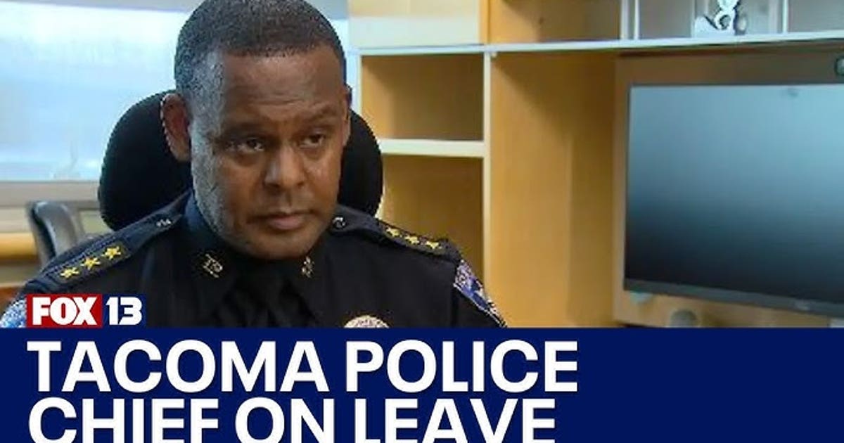 Tacoma police chief on paid leave over misuse investigation | FOX 13 ...