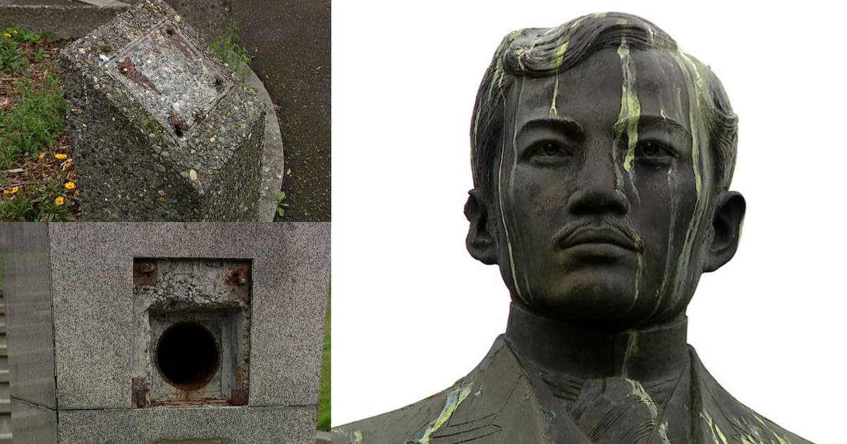 Seattle Filipino community upset over vandalized monument | FOX 13 Seattle