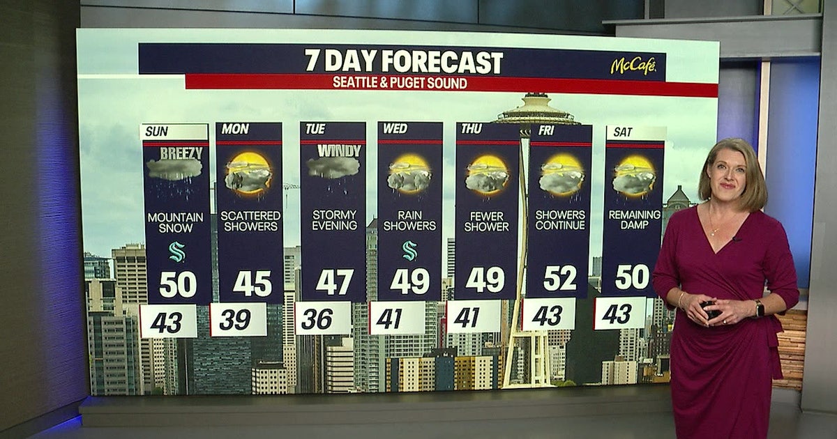 Puget Sound-area storms to bring wind, snow, minor flooding | FOX 13 ...
