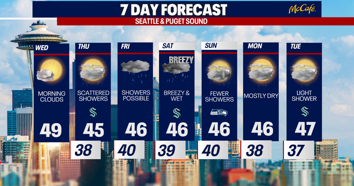 Damp, cloudy weather returns to Seattle for mid-December | FOX 13 Seattle
