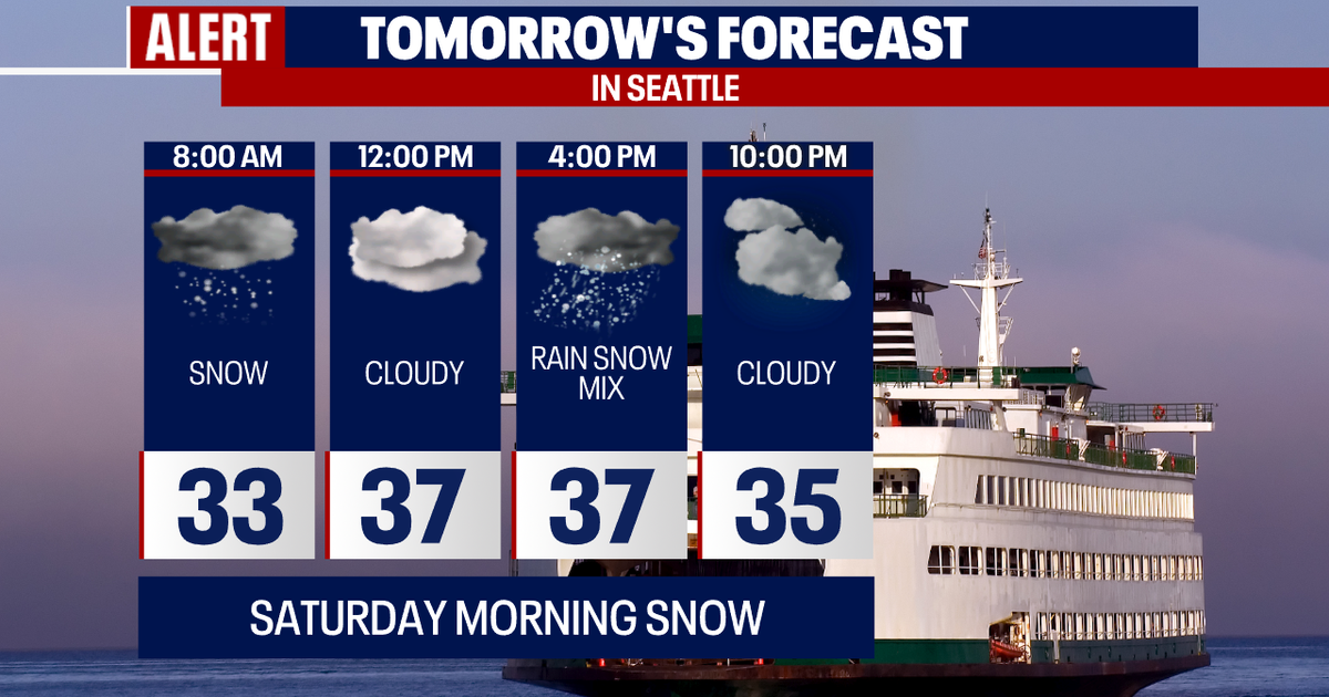More potential snow Saturday morning | FOX 13 Seattle