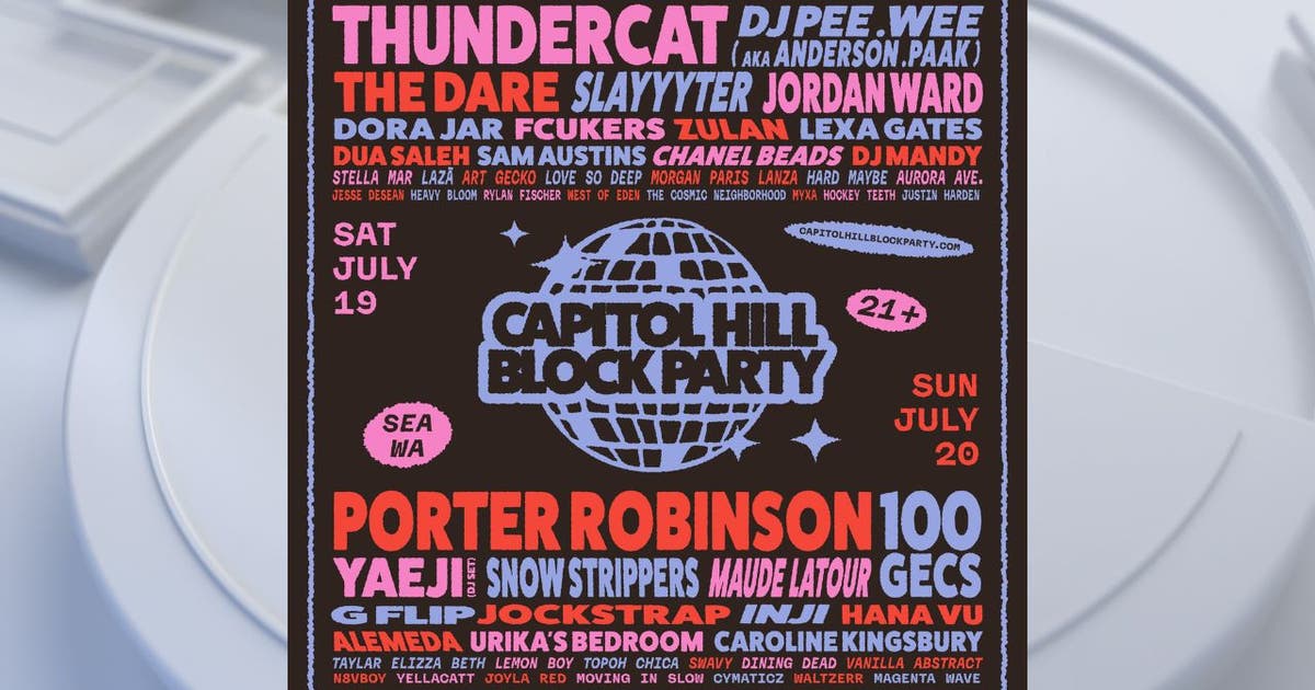Capitol Hill Block Party 2025 lineup, changes revealed | FOX 13 Seattle