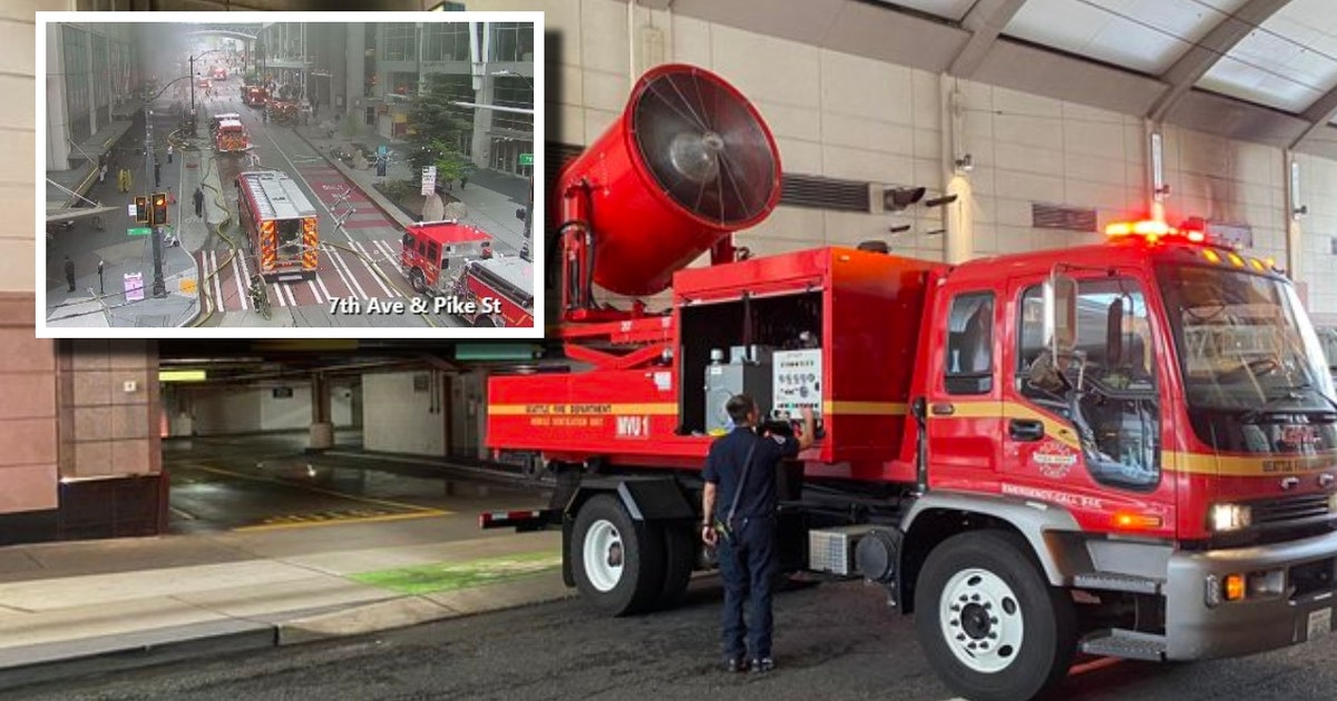 Commercial fire causes Seattle road closures | FOX 13 Seattle